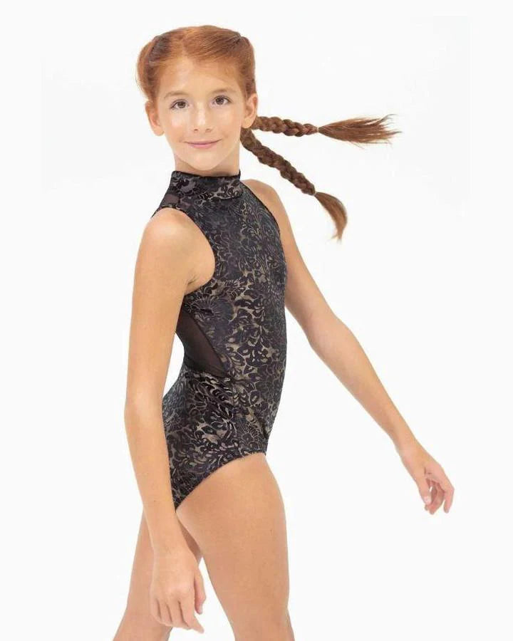 High Neck Velvet Leotard Capezio - 11463 | CAPEZIO - TUTU DANCEWEAR