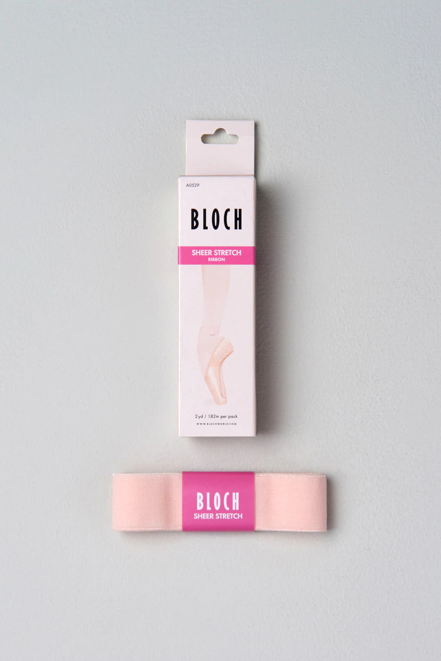 Sheer-Stretch-Ribbon - A0529 | bloch - TUTU DANCEWEAR